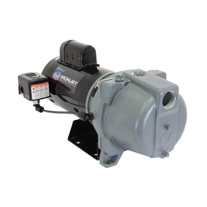 PEARL JET ELECTRIC WATER PUMP SELF PRIMING -IRONJ 10F16P- 1HP 110/220V ...