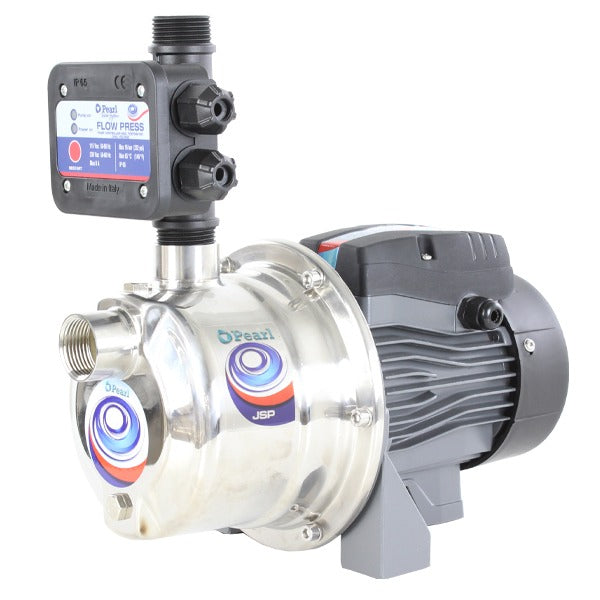 PEARL STAINLESS STEEL JET ELECTRIC WATER PUMP JSP - 1HP, 110/220V. Wit ...